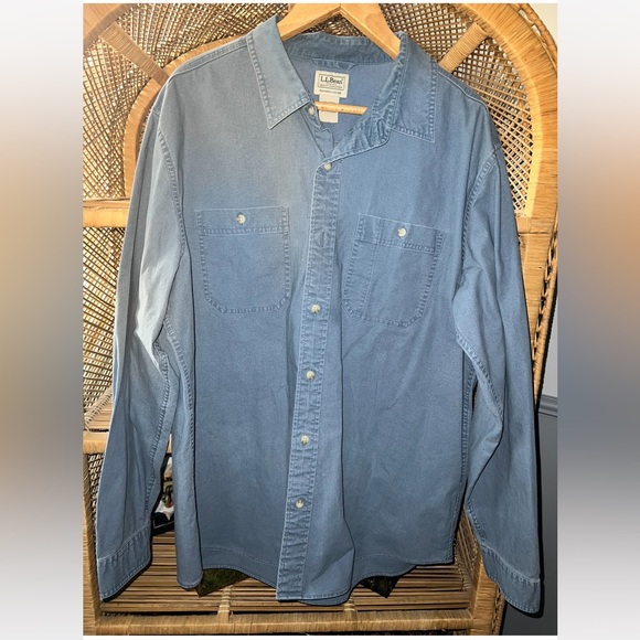 L.L. Bean | Shirts | Ll Bean Denim Button Down | Poshmark